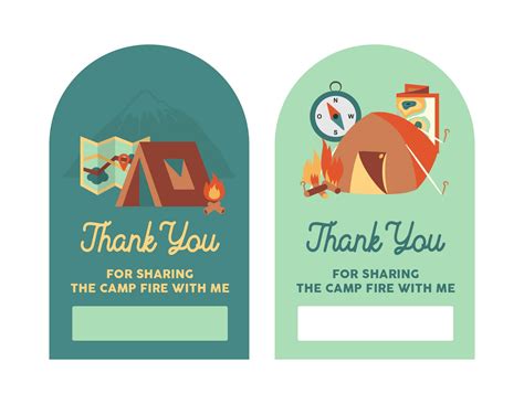 Camping Party 13 Free Pdf Printables Printablee