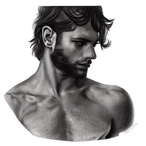 Erotic Male Silhouette Graphic Creative Fabrica