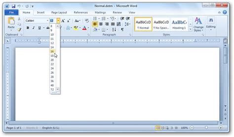 Изменяем размер шрифта в Word заданный по умолчанию ОфисГуру
