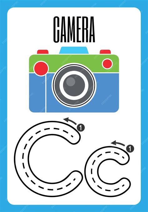 Abc Tracing Worksheet Premium Ai Generated Vector