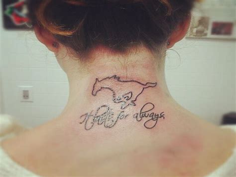 Ford Mustang Logo Tattoo