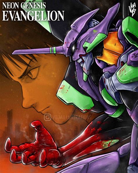 Artstation Neon Genesis Evangelion Fanart