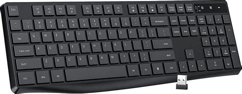 Lovaky Mk98 Wireless Keyboard 2 4g Ergonomic Wireless Computer Keyboard Enlarged Indicator Artofit
