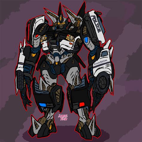 Added Another Decepticon To My Au Barricade His Altmode Is A Police