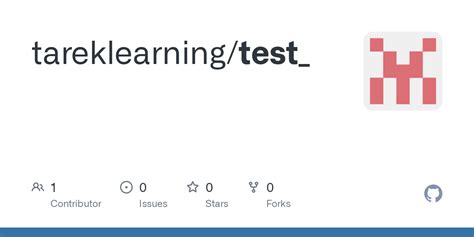 GitHub Tareklearning Test