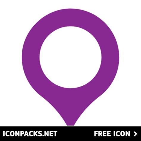 Free Location Map Marker Purple Icon Symbol Download In Svg And Png