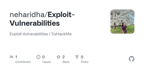 Github Neharidhaexploit Vulnerabilities Exploit Vulnerabilities
