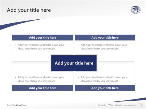 Himeji Dokkyo University Powerpoint Template Download 姬路独协大学PPT模板下载
