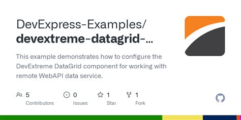 Github Devexpress Examplesdevextreme Datagrid With Webapi This Example Demonstrates How To