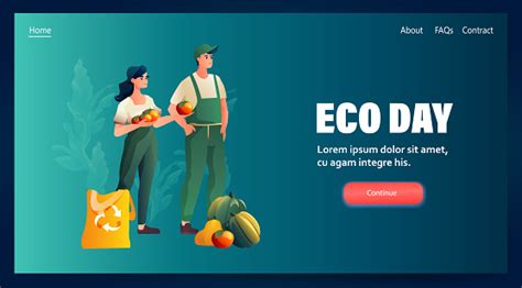 남자 여자 농부 판매자 과일과 채소 유기농 자연 식품 에코 현지 재배 제품 제공 거래자에 대한 스톡 벡터 아트 및 기타 이미지 Istock