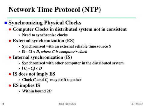 Ppt Chapter 6 Time Synchronization Powerpoint Presentation Free