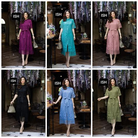 🌸cutie Minute🌸 🌹made In Brokat Bangkok Dan Pink Butik