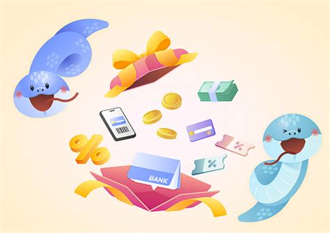 유토이미지 선물상자에서 스마트폰 동전 지폐 카드 등 금융 아이템이 나온 모습