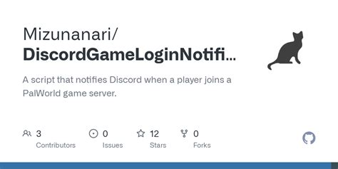 GitHub Mizunanari DiscordGameLoginNotifier A Script That Notifies