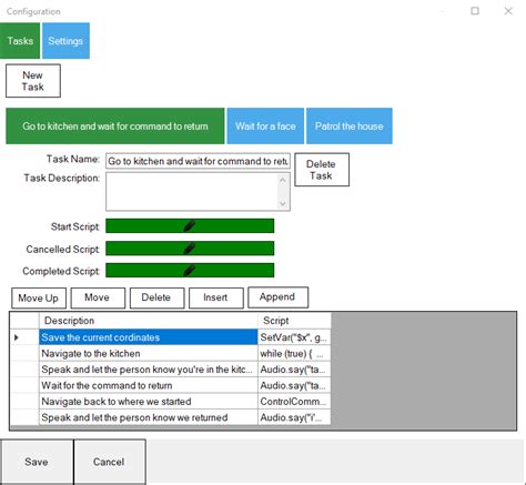 Task Script Scripting Robot Skills Support Synthiam