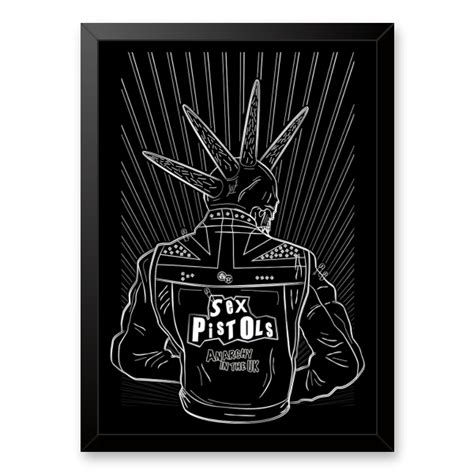 Quadro E Poster Sex Pistols Quadrorama