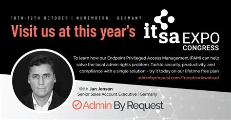 Admin By Request On Linkedin Conference Security Itsaexpo