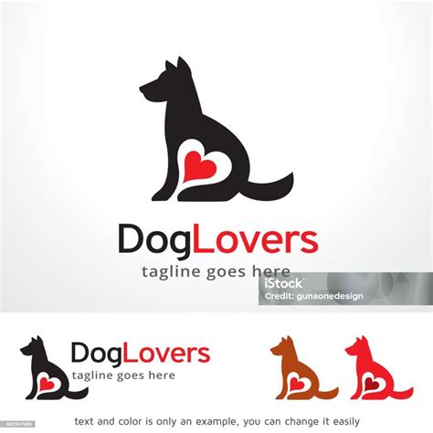 개 애 인 기호 서식 파일 디자인 벡터 상징 디자인 컨셉 창조적인 기호 아이콘 개에 대한 스톡 벡터 아트 및 기타 이미지 개 디자인 로고 Istock