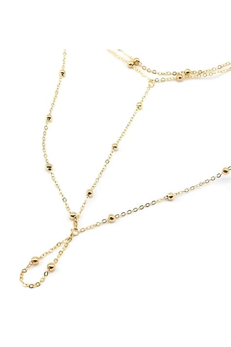 Gold Plated Beaded Foot Chain Anklet Dainty Chain Anklet Dainty Anklet Toe Ring Foot Jewelry