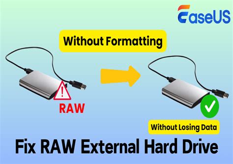 How To Fix RAW External Hard Drive Without Losing Data