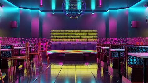 Night Club Interior 3d Model By Sathak