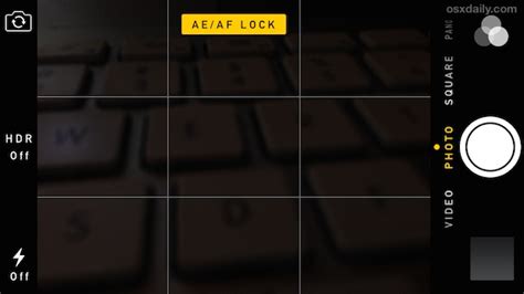 How To Use Focus Exposure Lock With The IPhone Camera