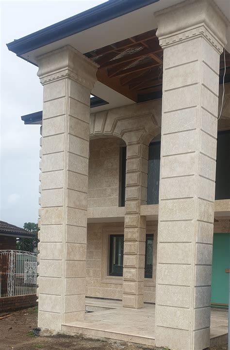 Building Stone Columns Sydney Decorative Stone Pillars Installation Sydney
