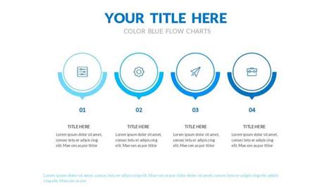 This Graphic Displays A Blue Flowchart As Highlighted In The Article PowerPoint Template Free