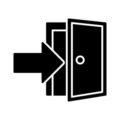 Exit Door Vector Icon Vector Art At Vecteezy Exit Door Vector Icon Vector Art At Vecteezy