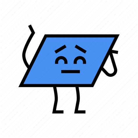 Parallelogram Geometric Character Triangle Circle Square Icon Download On Iconfinder