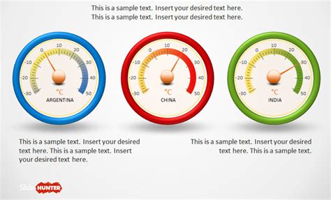 Free Dial Thermometer Shapes For PowerPoint Free PowerPoint Templates SlideHunter Com