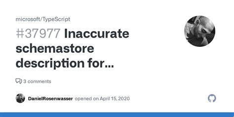 Inaccurate Schemastore Description For Isolatedmodules · Issue 37977 · Microsofttypescript