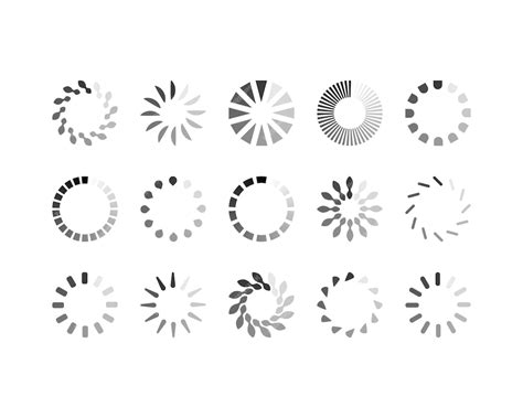 Premium Vector Collection Loading Bar Status Icon Vector Loaded Icons Download Progress