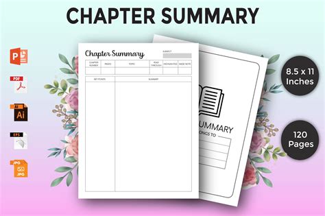 Chapter Summary Planner Kdp Interior Graphic By Das Design · Creative Fabrica