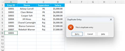 Prevent Duplicate Entry 2 Pk An Excel Expert