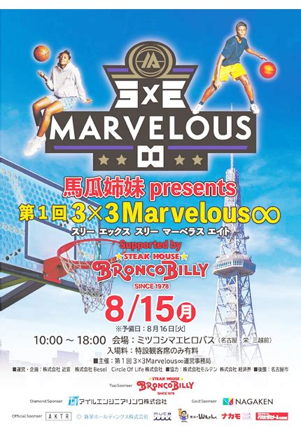 馬瓜姉妹が3×3バスケ大会開催 東日新聞