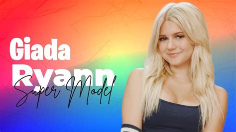 Giada Ryann BIOGRAPHY WIKI HEIGHT AGE WEIGHT FAMILY CAREER FACTS NET WORTH YouTube