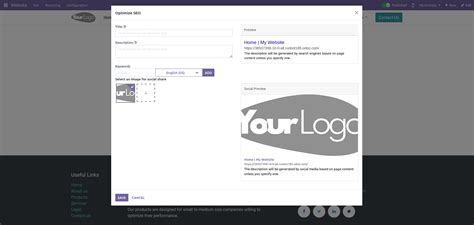 Optimize SEO In Odoo 16 Website App Odoo V16 Community Edition Book