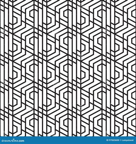 Abstract Hexagon Pattern Stock Vector Illustration Of Hexagon 97065608