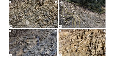 A C D Mesoscopic Scale Faults Within The Shinawri Formation Download Scientific Diagram