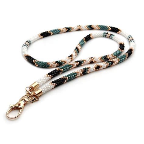 Teacher Lanyard Beaded Native Style Bead Lanyard Inspire Uplift