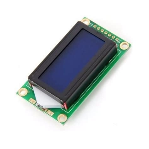 نمایشگر Lcd کارکتری 8x2 با بک لایت آبی عصر الکترونیک