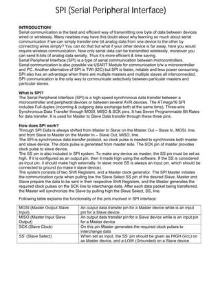 Serial Peripheral Interface Pdf
