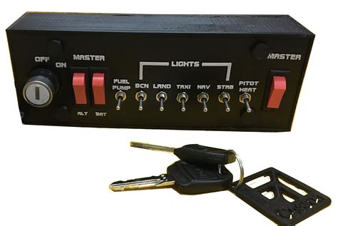 Cessna 172 Skyhawk Switch Panel Aircraft Microsoft Flight 57 Off