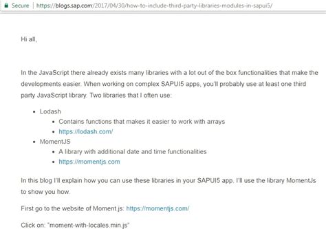 Including Third Party Libraries In Sapui5 Project