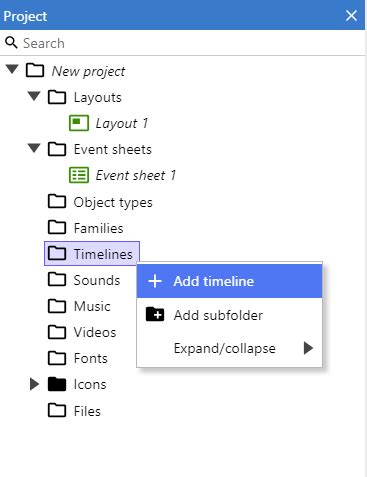The Timeline Bar Construct Animate Documentation