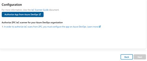 Configuring IaC Scan For Azure Repos Zscaler
