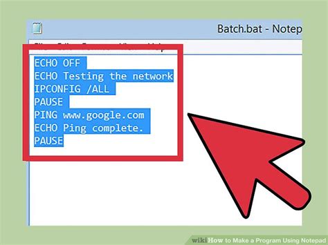 How To Make A Program Using Notepad 3 Steps With Pictures