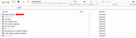 Utilize File Browsing Clients With Oracle Roving Edge Infrastructure Object Storage