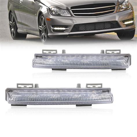 Led Daytime Running Fog Lights For Mercedes 2007 2014 W204 C250 C300